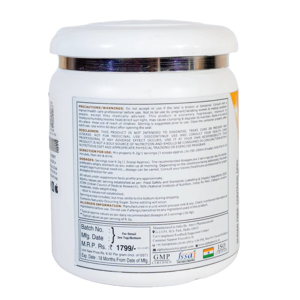 Alpha Collagen with Multivitamin – Mango 276 G (30 Serving) – alphamuscle